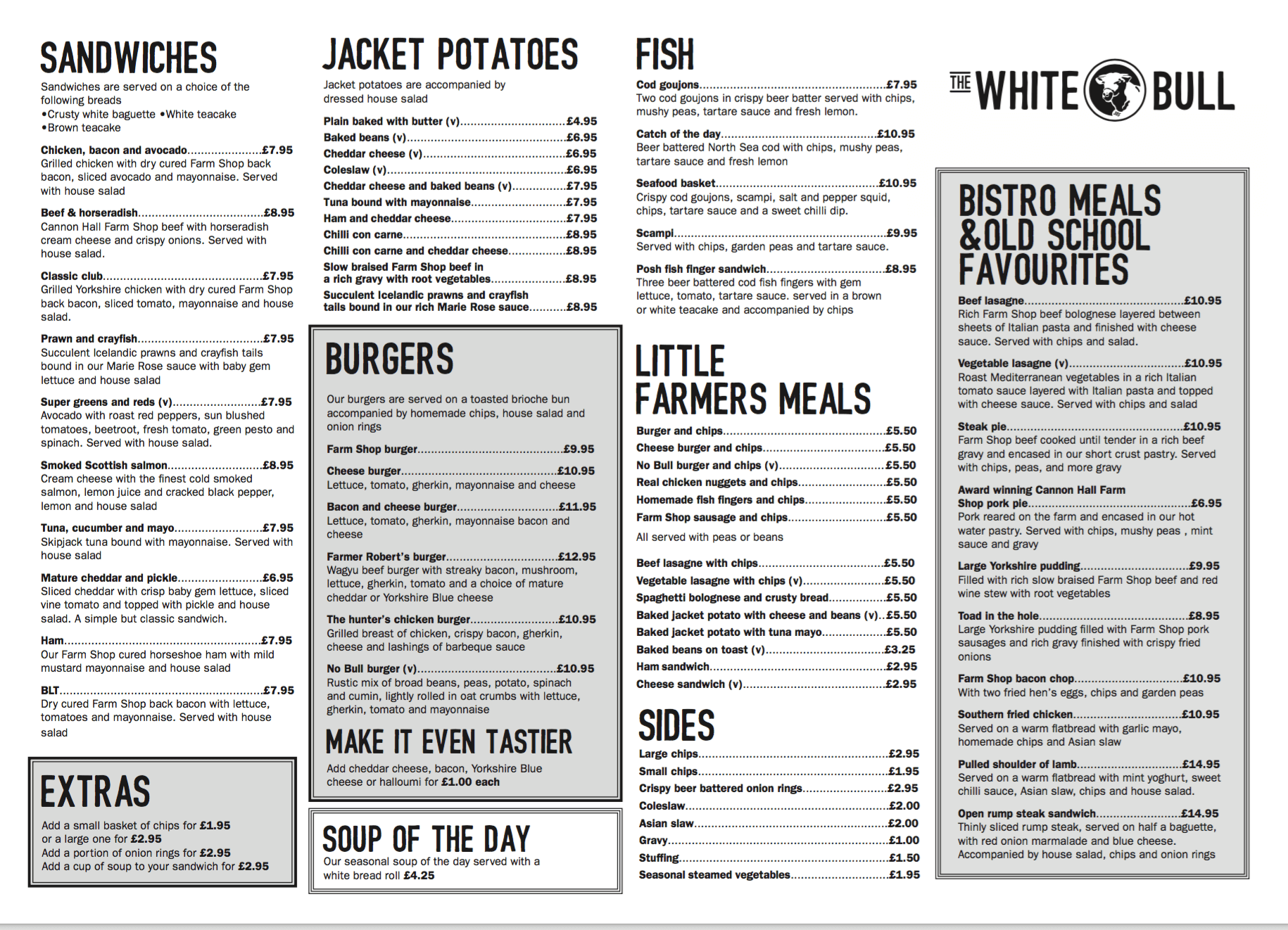 The White Bull Restaurant | Barnsley | Cannon Hall Farm