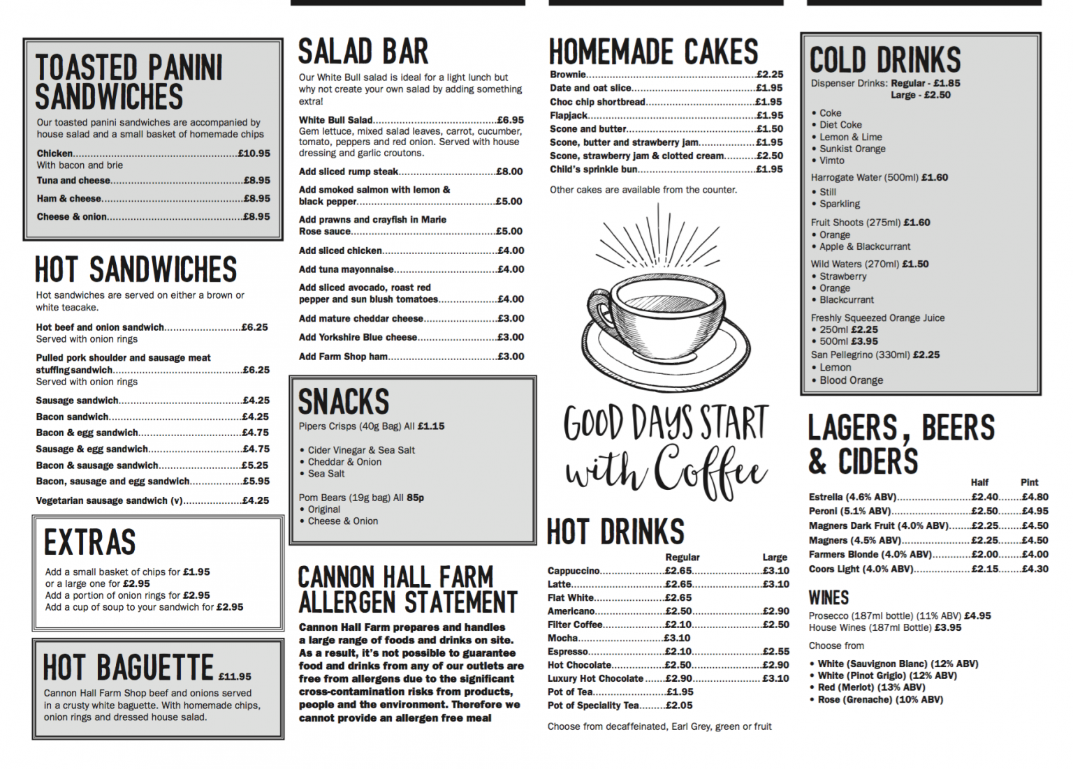 The White Bull Restaurant | Barnsley | Cannon Hall Farm