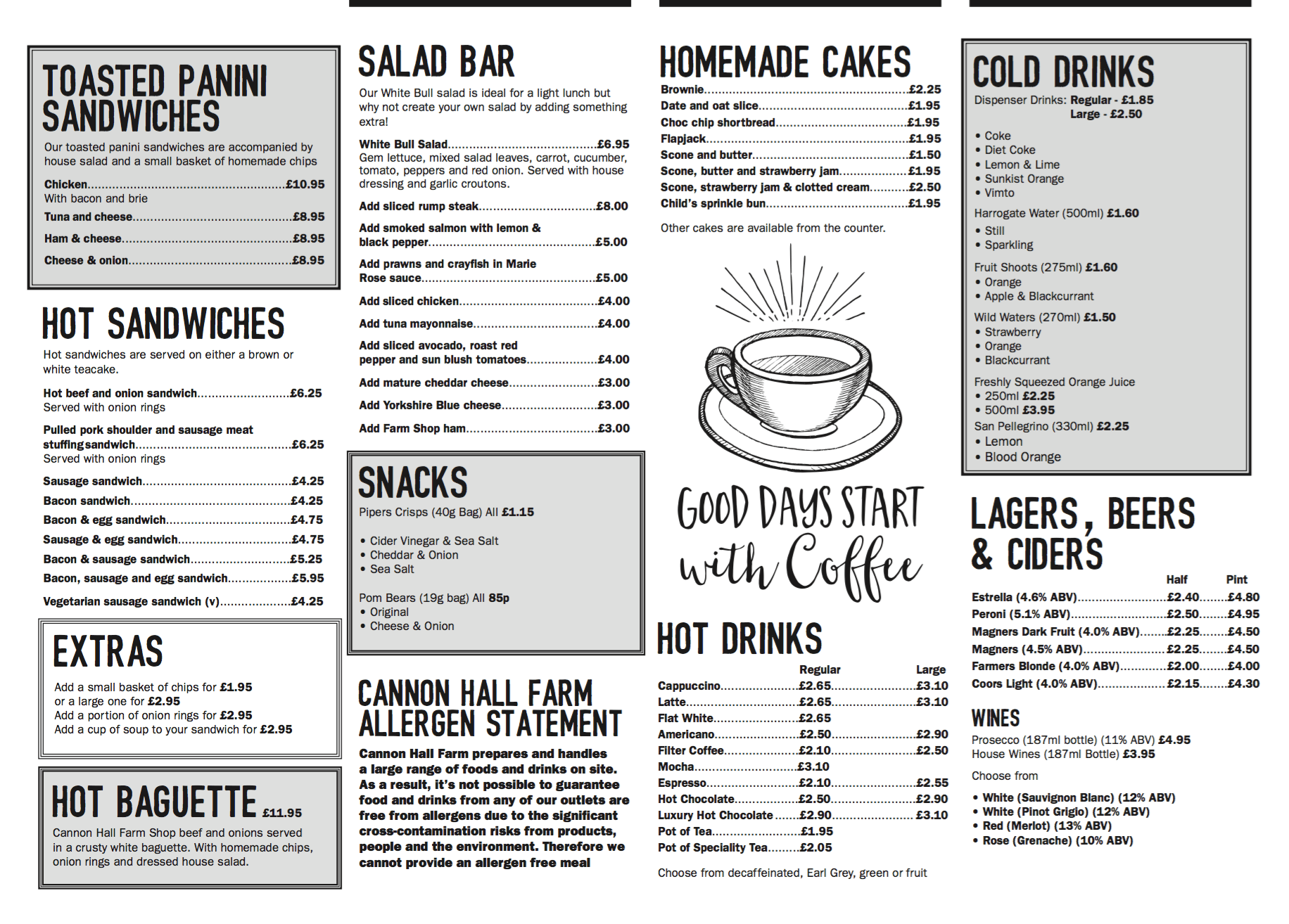 The White Bull Restaurant | Barnsley | Cannon Hall Farm