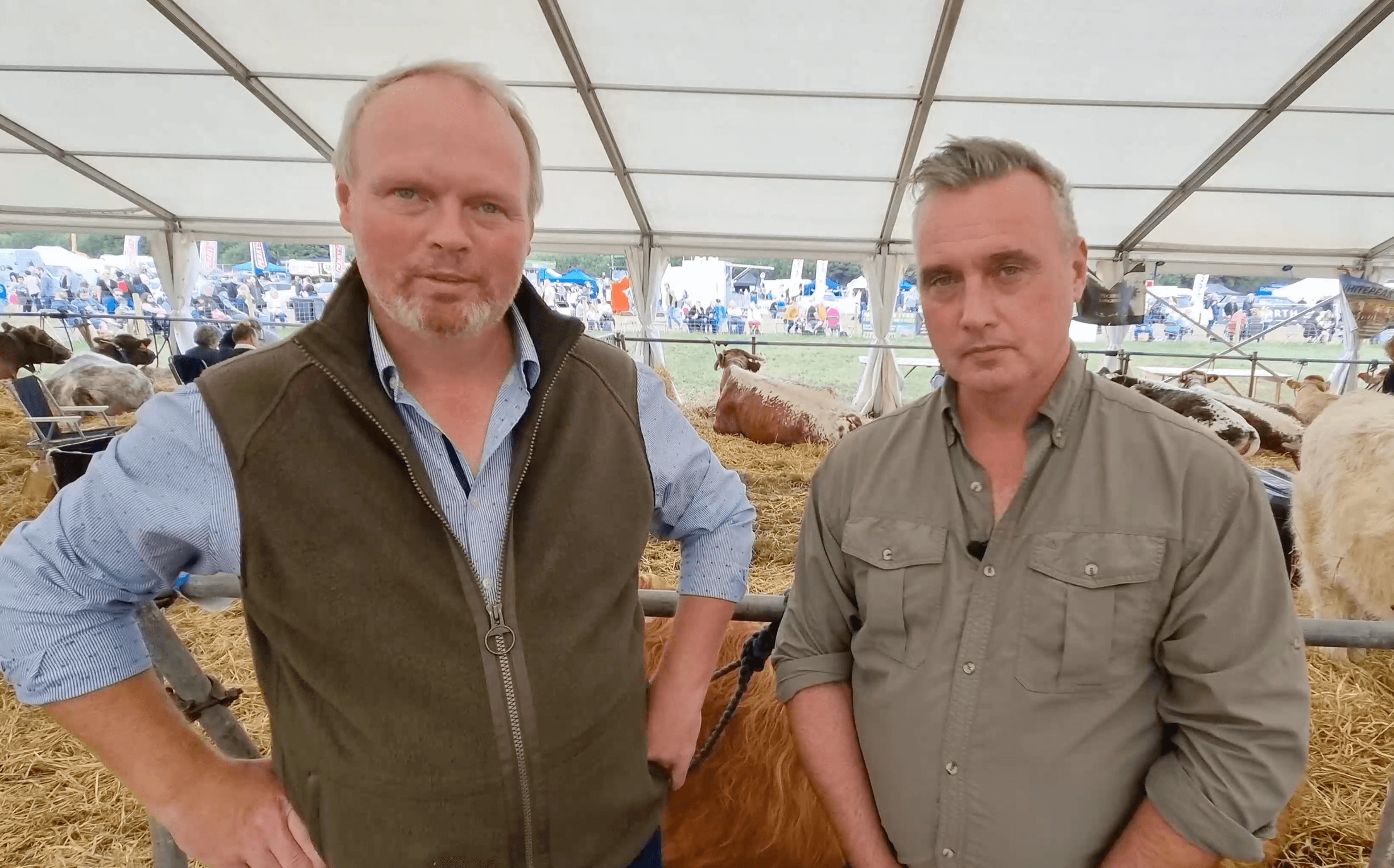 Farmer’s Rob and Dave at Penistone Show | Cannon Hall Farm