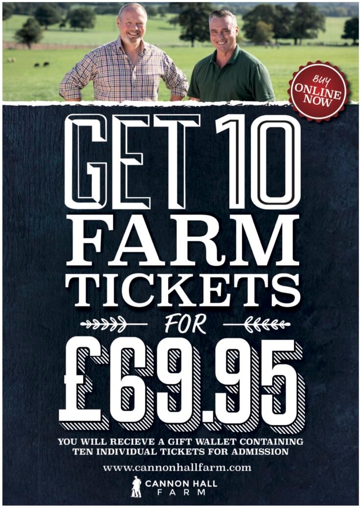 You can now book online with Bulk Tickets! | Cannon Hall Farm