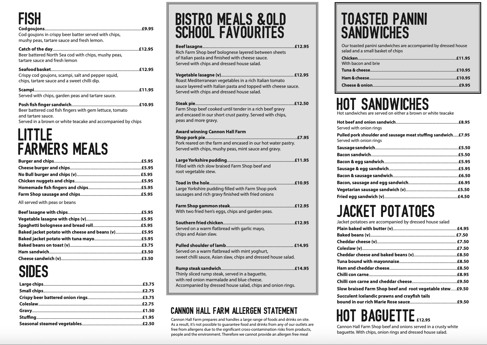 The White Bull Restaurant | Barnsley | Cannon Hall Farm