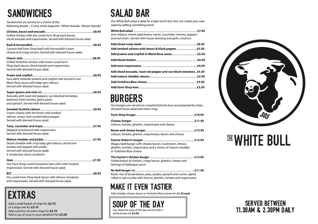 The White Bull Restaurant | Barnsley | Cannon Hall Farm