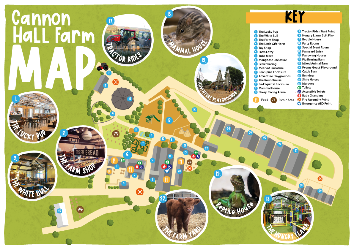 Farm Map | Cannon Hall Farm